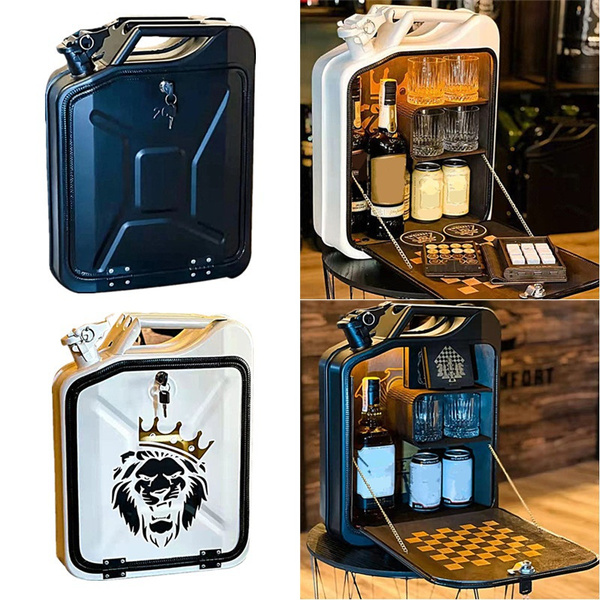 Fuel Tank Jerry Can Bar Mini Bar Cabinet Personalized Small Bar ...