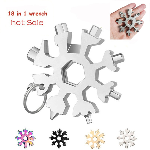 18 In 1 Snowflake Tool Card Combination Multifunctional Snowflake ...