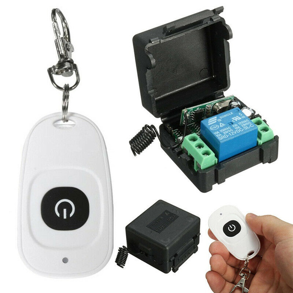 DC 12V 10A 315Mhz Radio Receiver Relay Switch Remote Control with ...