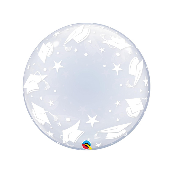 Qualatex Deco Graduation Bubble Balloon | Wish
