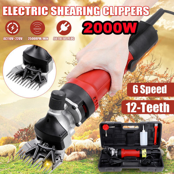 2000W Sheep Shears Professional Electric Animal Grooming Clipper for ...