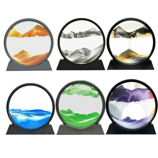 Sand Motion Art 3D Sandscape in Motion Moving Sand Frame Flowing Sand ...