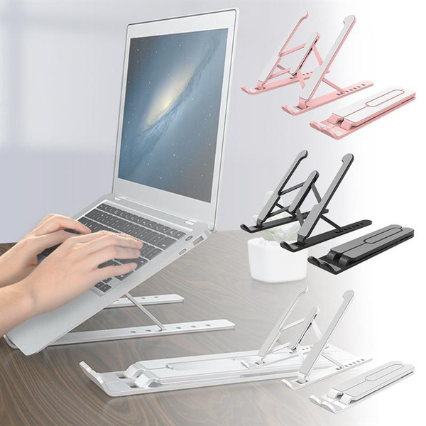 3 Color Aluminum Alloy Foldable Laptop Stand Anti-slip Desktop Laptop ...