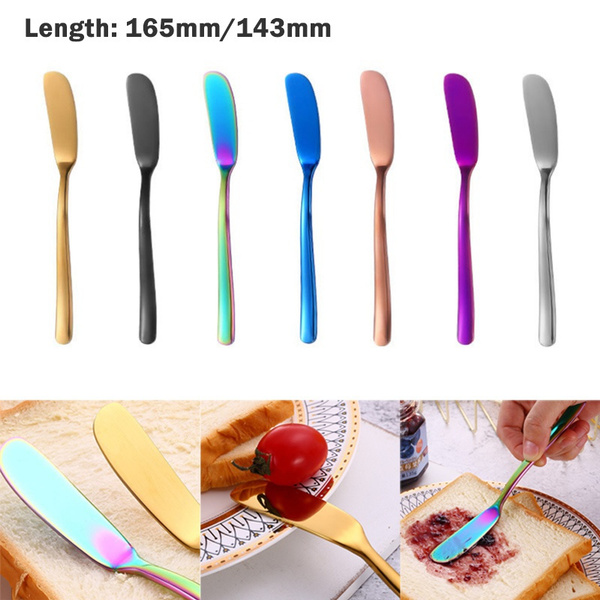 Stainless Steel Butter Knife Kitchen Cheese Knife Silver Dessert Tools ...