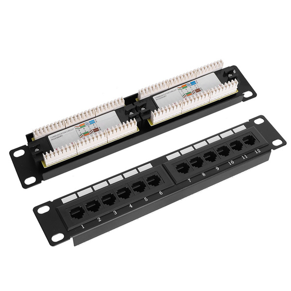 Data Patch Panel, CAT6A Cable Rack, UTP Patch Panel Cable Tie Screw ...