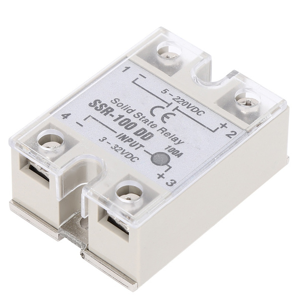 Solid State Relay DC-DC SSR with Non-Contact Switch High Quality SSR-100DD 5-220VDC Angr | Wish