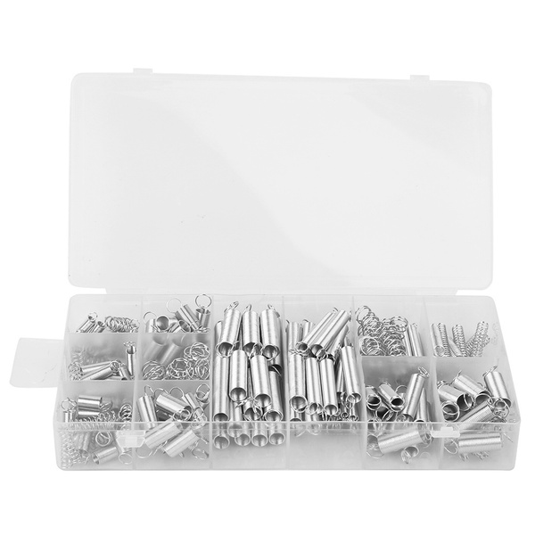 200pcs Small Spring Assortment Set Kit Steel Compression Extension Coil ...