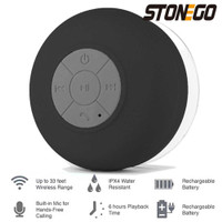 STONEGO Mini Portable Waterproof Wireless Bluetooth Speaker Shower ...