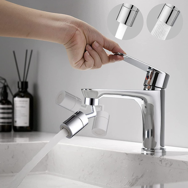 720 Degree Swivel Sink Faucet Aerator,Big Angle Spray Aerator Dual ...