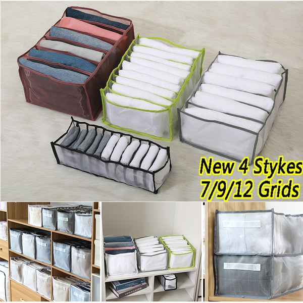 Foldable Wardrobe Clothes Drawer Organizer Multipurpose Large Capacity ...