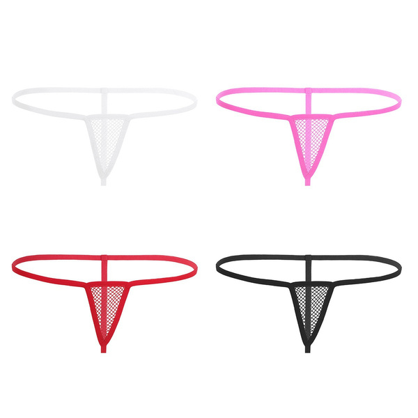 Women's Fishnet Lingerie Sheer Micro Thong Bikini Bottom | Wish