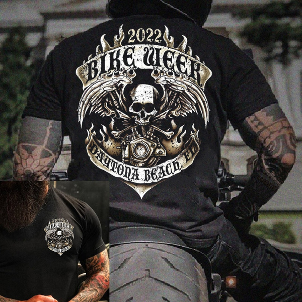 2022 Bike Week Daytona Beach Skull T Shirt Bike Week T Shirts | Wish