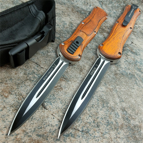 Tactical flick knife otf Spring Assisted knives Combat Survival Knifes ...