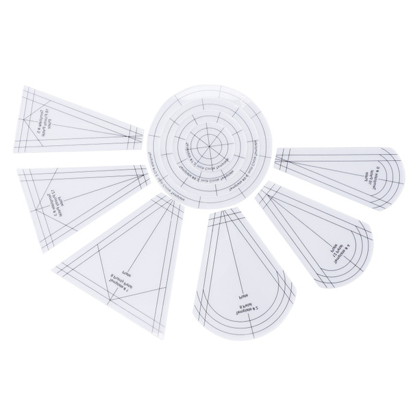 Quilting Rulers Shaped Patch Work Template Tool Ruler DIY Transparent ...