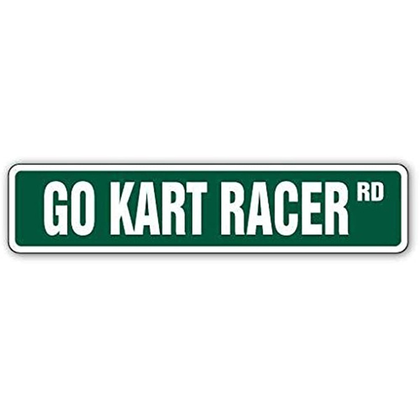 Cortan360 GO KART RACER Street Sign go-karts racing parts cart carts ...