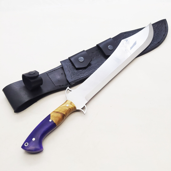 Machete Hanmade Epoxy Handle-Custom Machete Knife With Sheath-Groomsmen ...