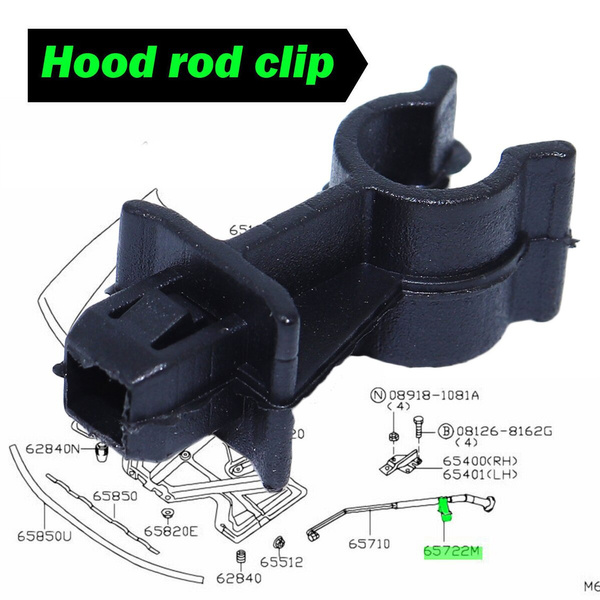 Black Retainer Clip For Nissan Qashqai Dualis J10 Navara D40 Pathfinder ...