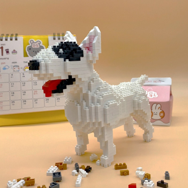 18245 Animal World Pit Bull Terrier Dog Pet 3D Model DIY Mini Diamond ...