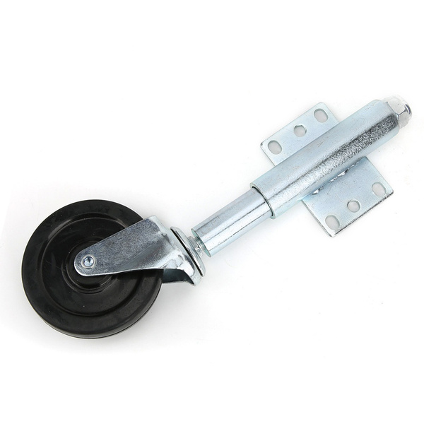 Door Rubber Spring Loaded Wheel Universal Spring Casters Rubber Wheel ...