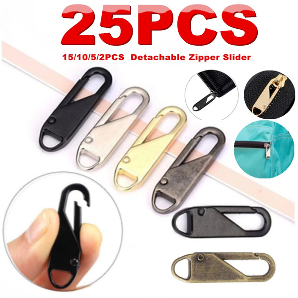 25/15/10/5/2pcs New Alloy Universal Zipper Puller for Clothing Zip ...