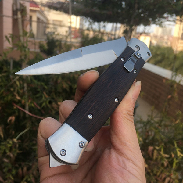 AUTO Knife Tactical Gear Automatic Folding Blade EDC Survival Knives ...