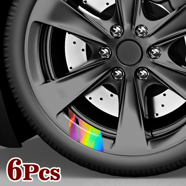 Universal Redline Wheel Decals Hash Stripe Stickers Fits 18“/ 20 ...