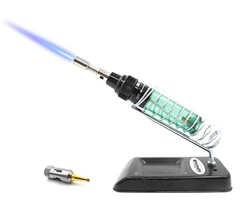 Gas soldering tool Kit, Mini Cordless Refillable Butane Torch Gas ...