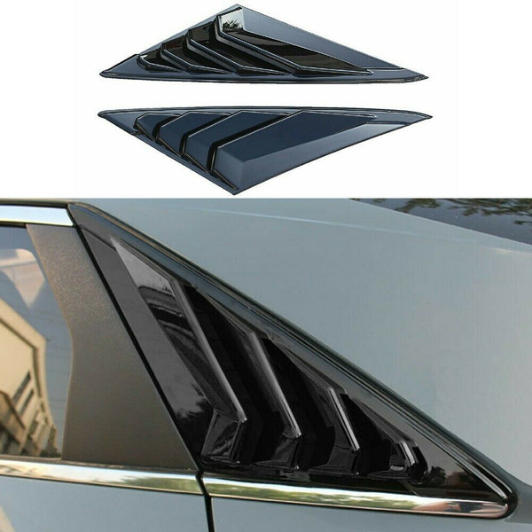 Side Vent Scoop Louver Cover For Hyundai Elantra 2021-2022 Glossy Black ...