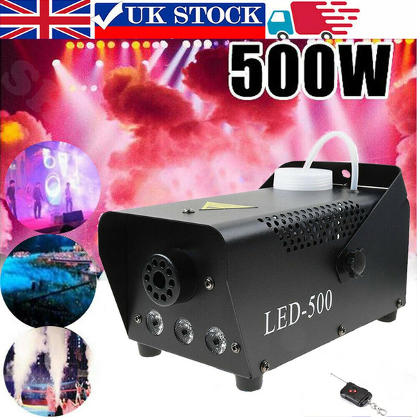 U`King 500W Large Capacity Portable Fog Machine LED Wireless Smoke Fog ...