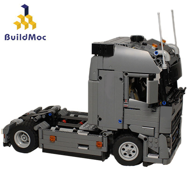 Professional MOC Creative Project for Children Medium Truck Building ...