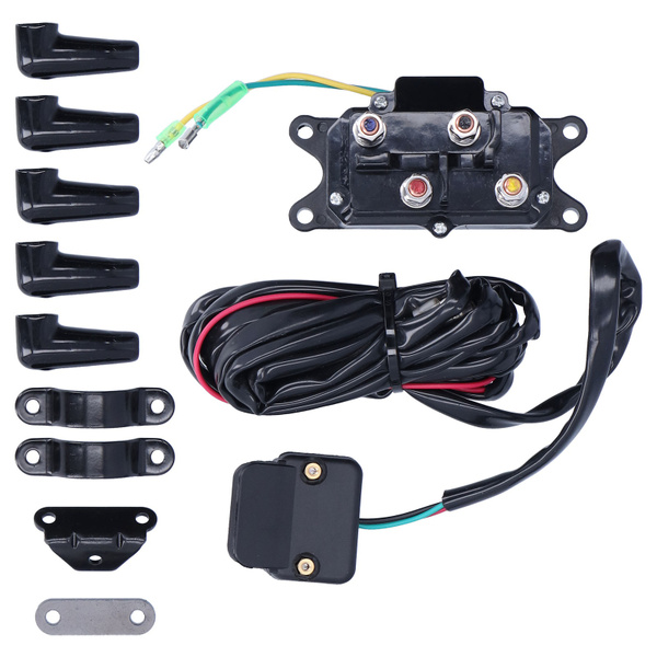 12V 250A Winch Solenoid Relay Contactor Switch Mounting Brackets Kit ...