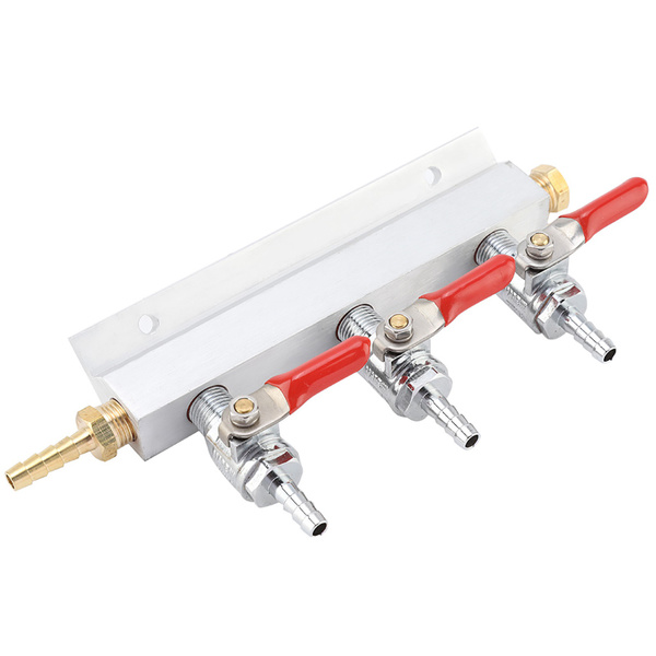 3 Way CO2 Gas Distribution Manifold Beer Dispensing Barrel Practical | Wish