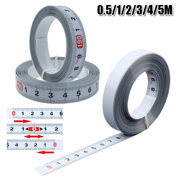 New Pattern0-5m Stainless Steel Table Saw Self-adhesive Ruler Track ...