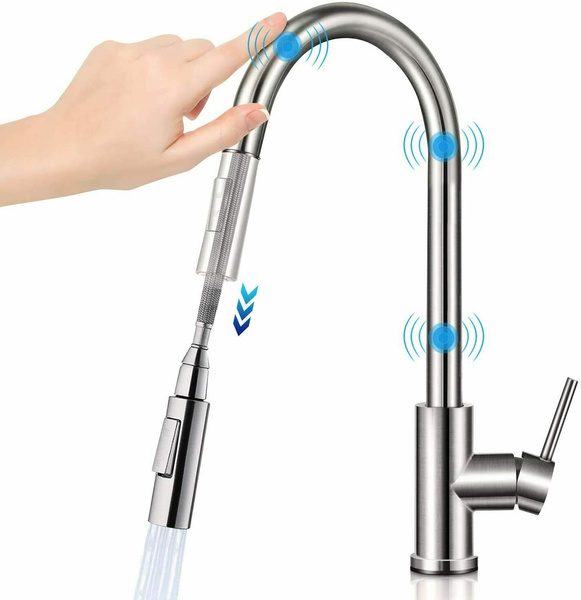 Sensor Kitchen Faucets Smart Touch Inductive Sensitive Faucet Mixer Tap ...
