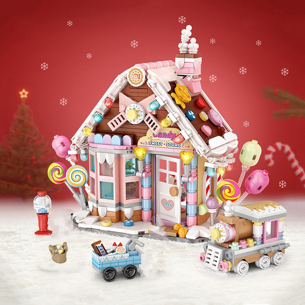 1224 Zoete Snoep Huis Winkel Ballon Trein Sprookje Architectuur Model ...