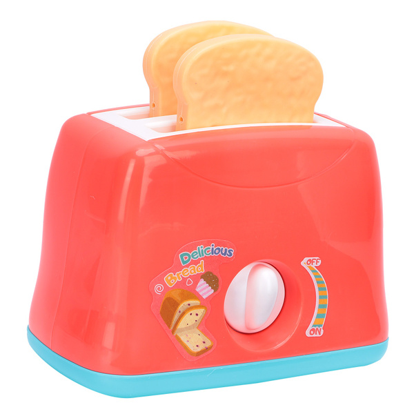 ‑Up Toaster Play Toy Kitchen Bread Maker Model Toy Pretend Food Playset ...