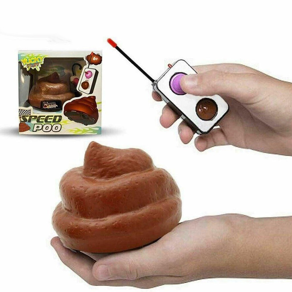 Turd Mischief Rc Car Joke Tricky Toys 360 Remote Control Stool Fake ...