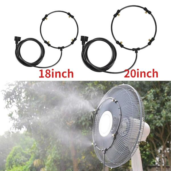 1 Set Fan Misting Kit Outdoor Mist Cooling System Water Mister Spray ...