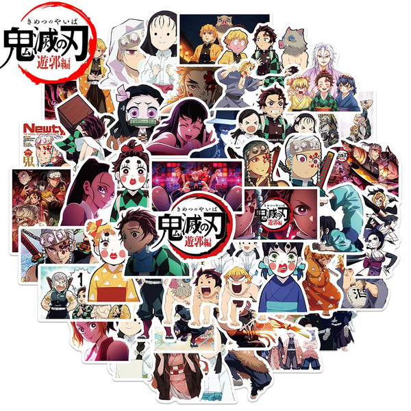 50Pcs Demon Slayer:Kimetsu No Yaiba The Movie:Yuukaku-Hen/Mugen Train ...