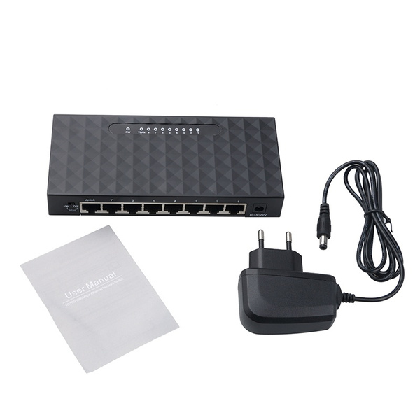 10/100/1000Mbps 8 Port Gigabit Network Switch Gigabit Ethernet Network ...