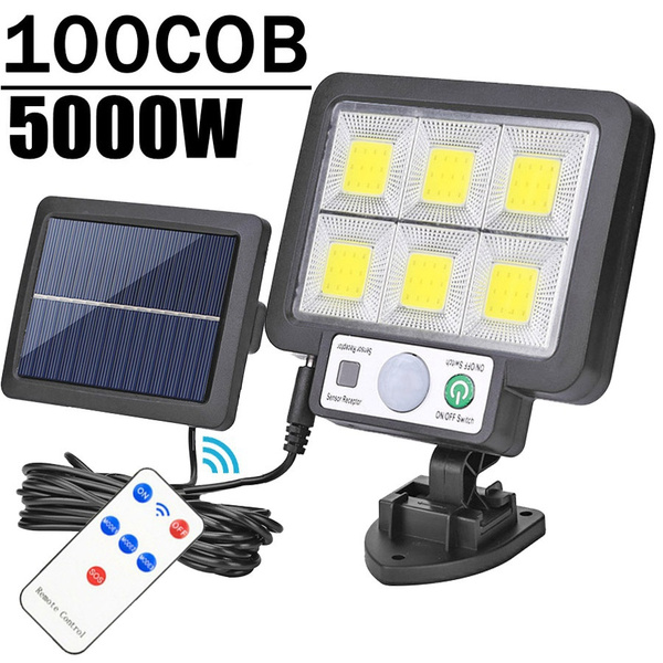 2022 New 100COB Waterproof IP65 Super Bright Solar Motion Sensor Light ...