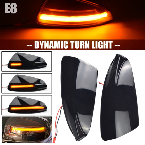 LED Dynamic Turn Signal Light Side Mirror Indicator Blinker For ...