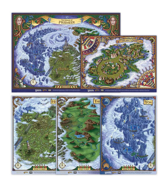 Dungeons & Dragons RPG: The Wild Beyond the Witchlight - Map Set | Wish