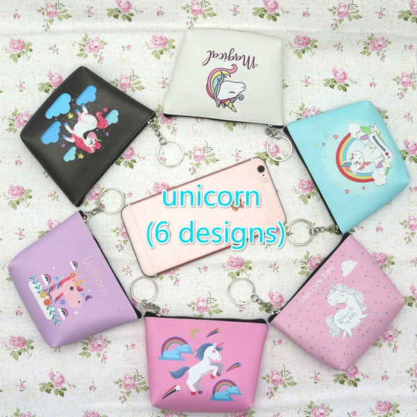 Unicorn Coin Purse Holder Kawaii Cute Girl Kids Animal Women Mini ...
