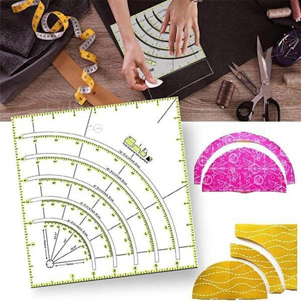 Quilt Circle Cutter Ruler, DIY Craft Quilting Sewing Template, Quilters ...