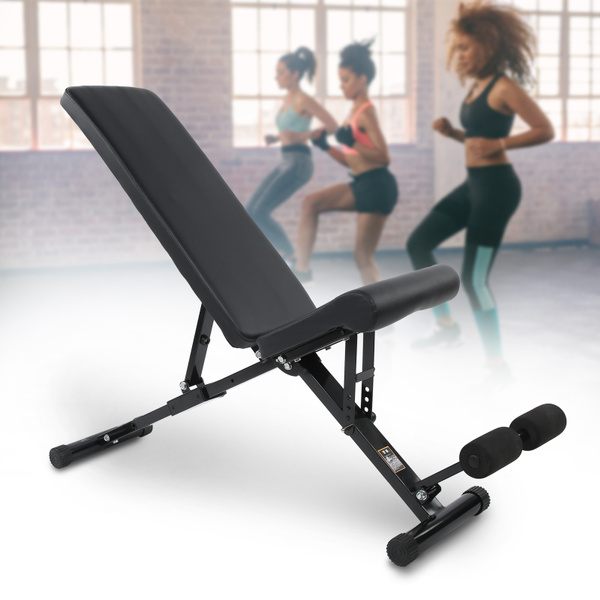 Multifunction Foldable Fitness Chair Workout Domestic Training Dumbbell ...