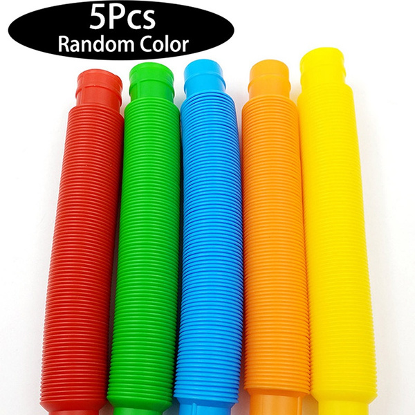 Mini Tubes Sensory Toy Stress Relieve Toys Kid Autism Anti Stress Toy ...