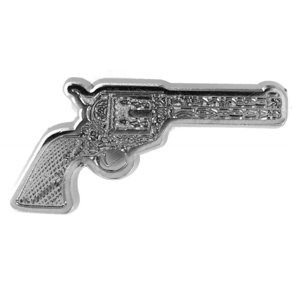 Pin For Lapel, Hat, Vest, Jacket, Pistol Revolver Gun (Thick Gauge ...