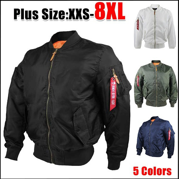 New Men Jacket Bomber Jacket Military Air Pilot Baseball Jackets Coats ...