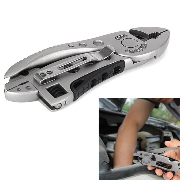 Multi-tool Knife Gear EDC Tool Set Adjustable Wrench Jaw Screwdriver ...